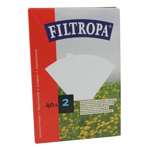 Filtropa Paper Filter #2 - Bleached 40pk